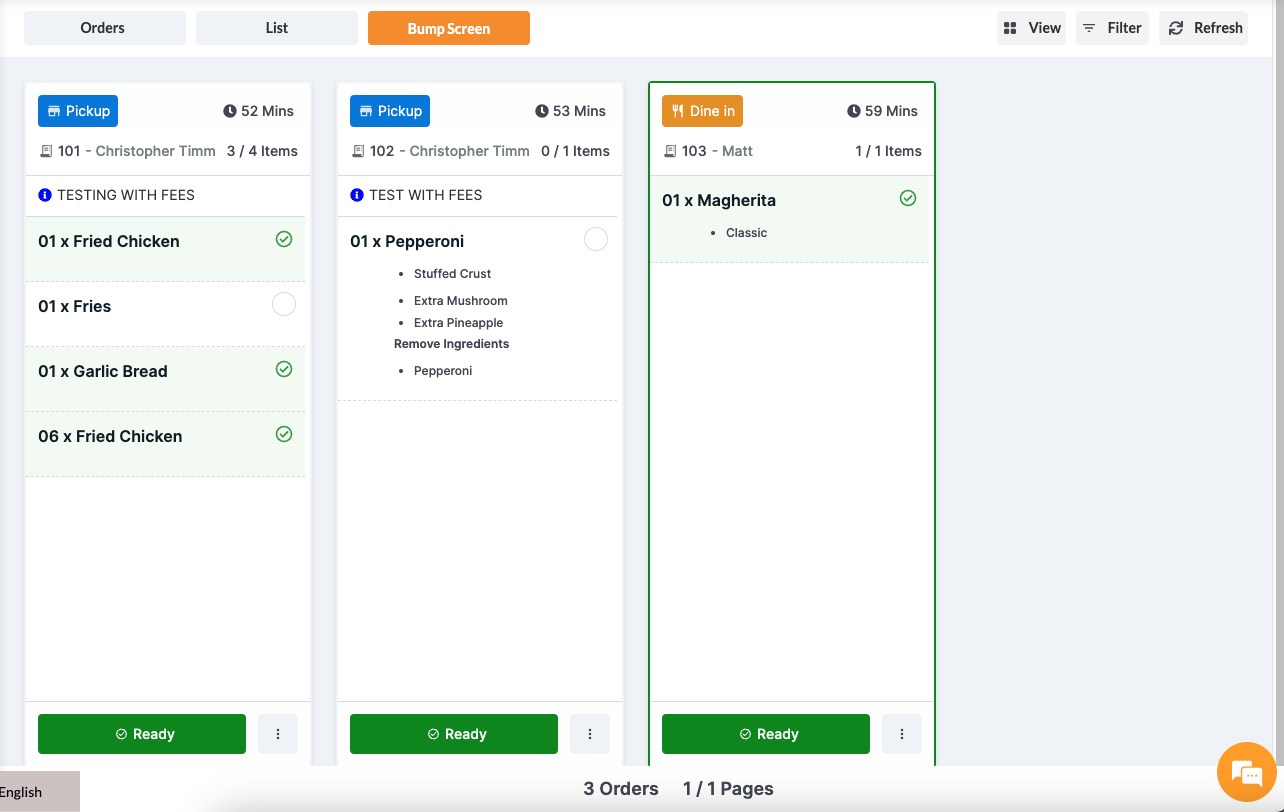 Kitchen Display System - CloudWaitress